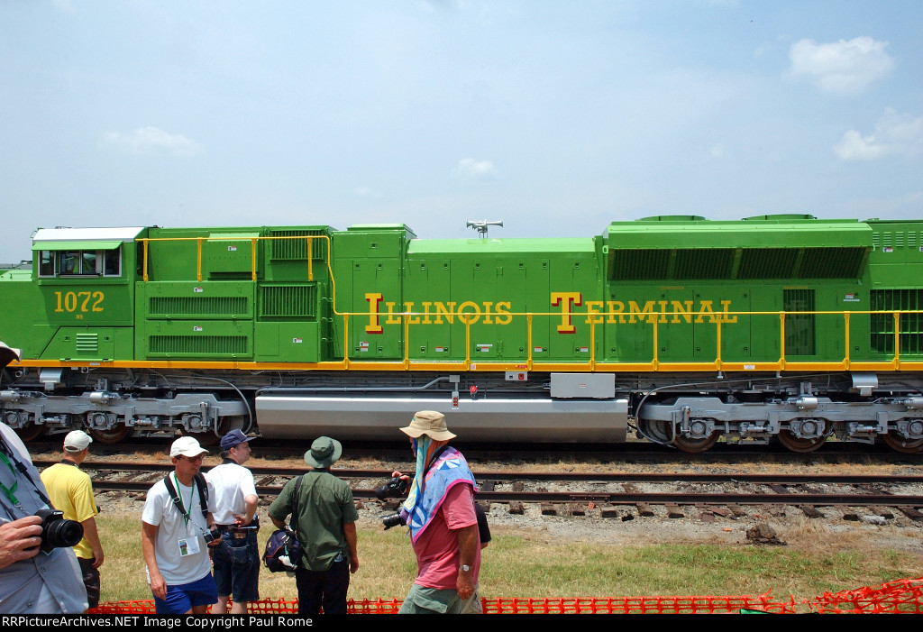 NS 1072, EMD SD70ACe, Illinois Terminal Heritage Unit